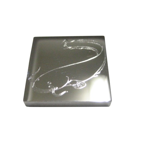 Kiola Designs | Other | Silver Toned Square Etched Catfish Magnet ...